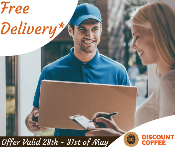 Free Delivery Offer! - Hermes | Discount Coffee