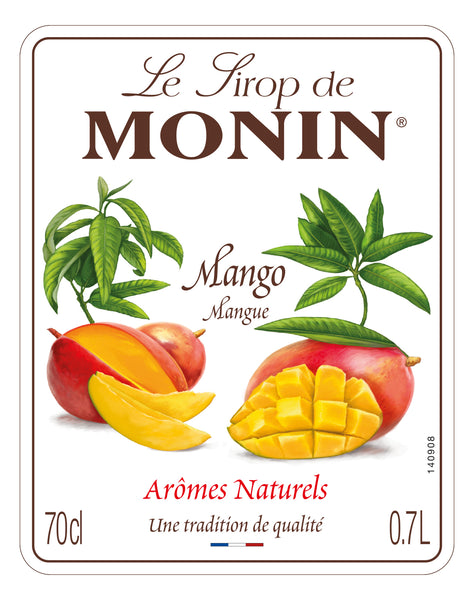 Monin Mango Flavouring Syrup (700ml) - Discount Coffee