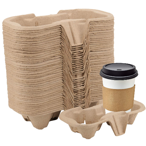 Disposable Cup Carry Tray 2 Cup Holder 180 Pack | Discount Coffee