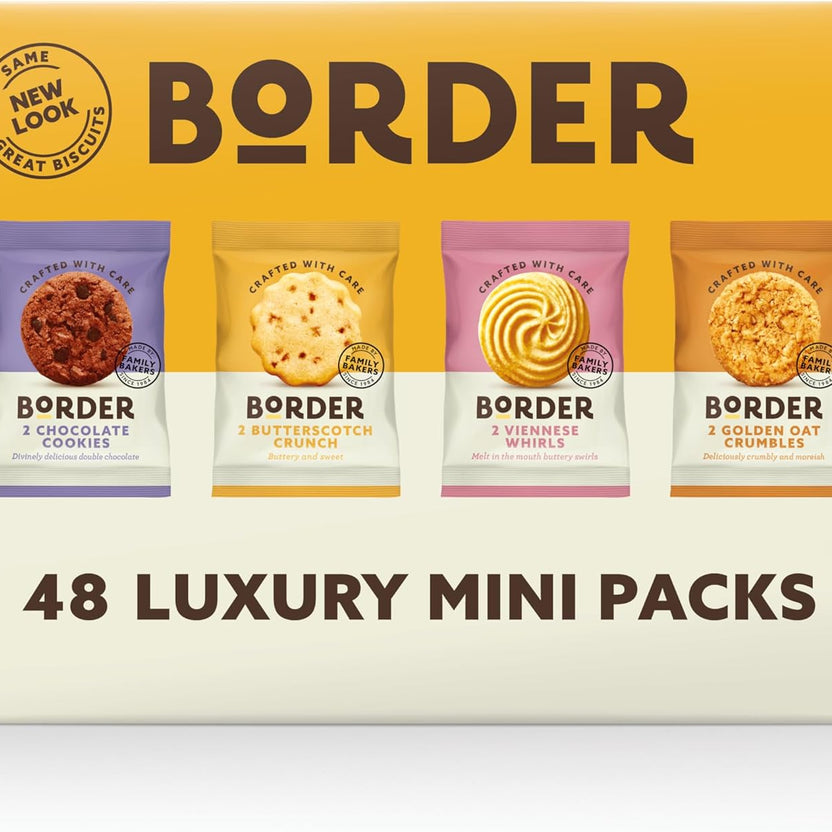 Border Biscuits Mini Packs (48 Biscuits) - Discount Coffee