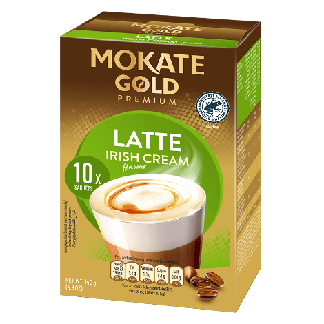 Mokate Irish Cream Coffee Instant 3 in 1 Sachets (24) | Discount Coffee