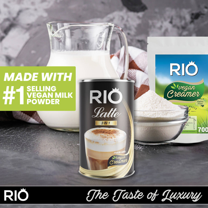 Vegan Instant Latte 3in1 250g | Dairy-Free Coffee | Rio - Discount Coffee