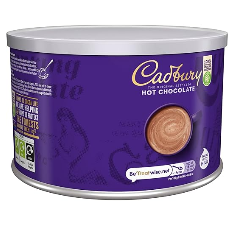 Cadbury Hot Chocolate 1kg | Vegan & Fairtrade | Popular UK - Discount ...