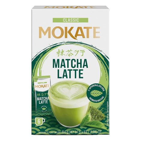 Mokate Matcha Classic Instant Latte (6 Sachets) - Discount Coffee