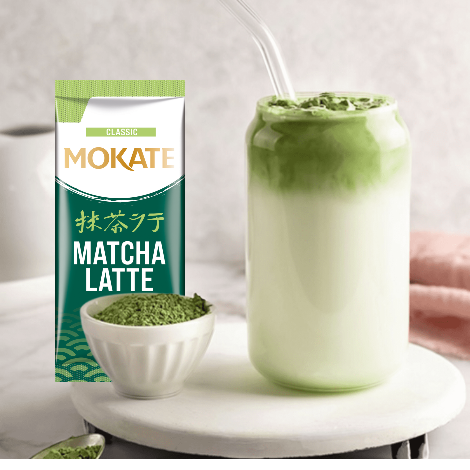 Mokate Matcha Classic Instant Latte (6 Sachets) - Discount Coffee