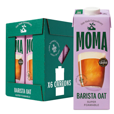 Moma Barista Oat Milk - Full Case (6 x 1 Litre) - Discount Coffee
