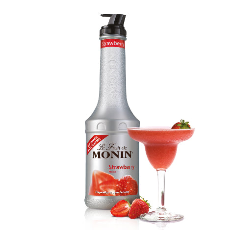 Monin Strawberry Fruit Puree (1 Litre) - Discount Coffee