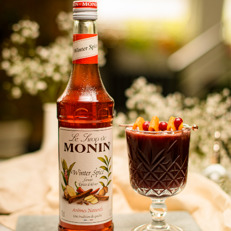 Monin Winter Spice Syrup 700ml | Festive Seasonal Coffee Syrup ...