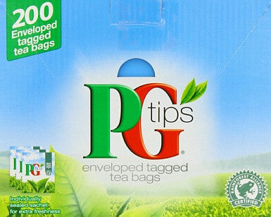 PG Tips Envelope Tea Bag Pack (200) - Discount Coffee